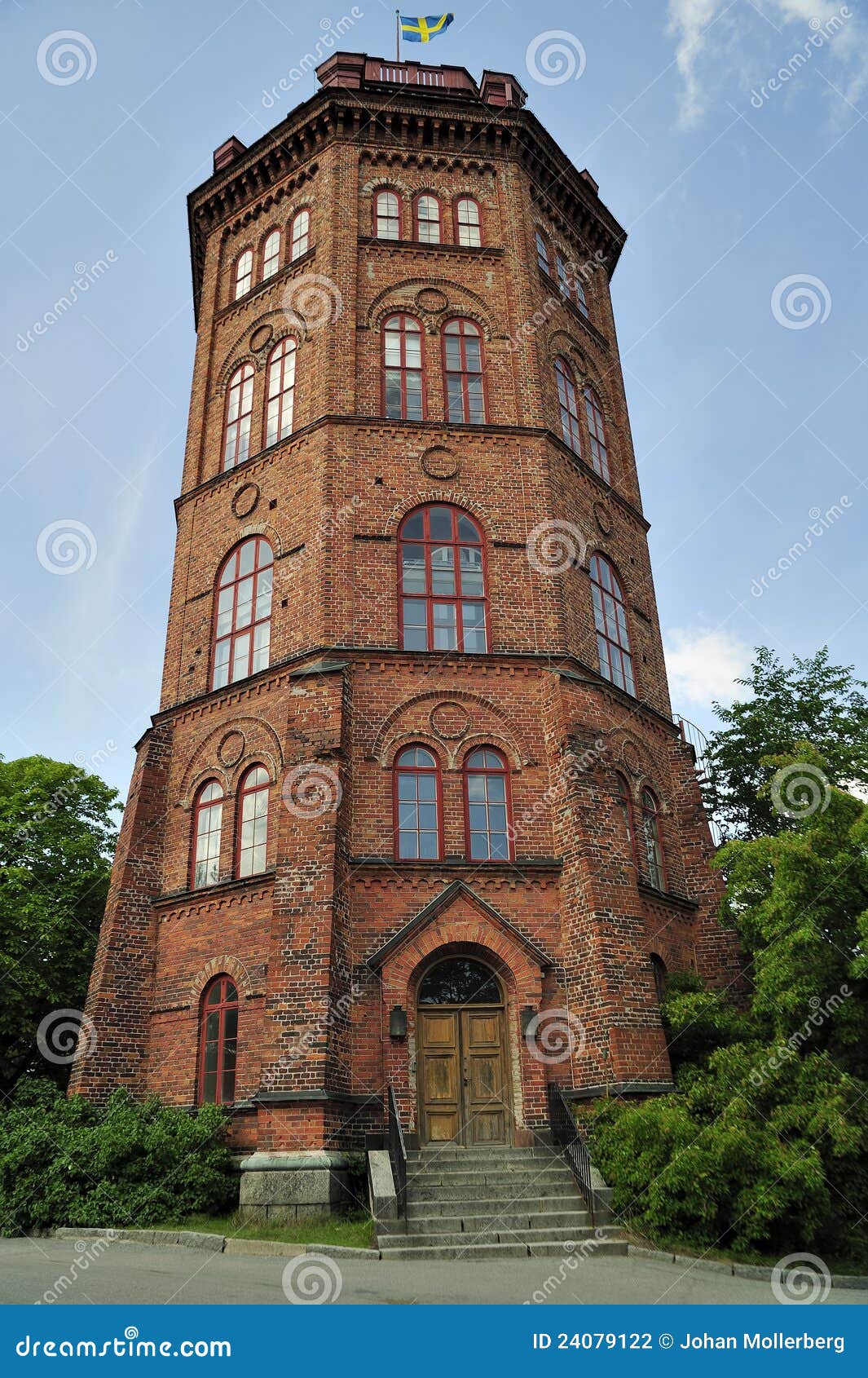 Tower stock photo. Image of built, obsolete, sweden, blue - 24079122