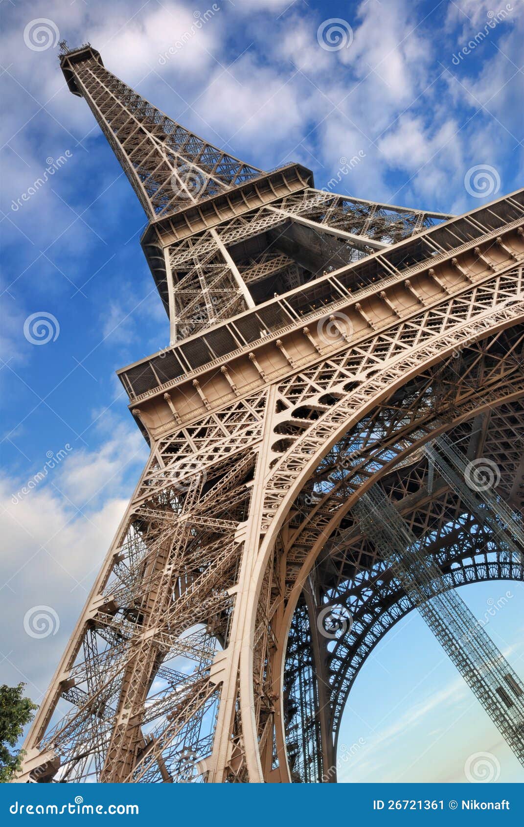 Tower. stock image. Image of eiffel, rivet, champdemars - 26721361