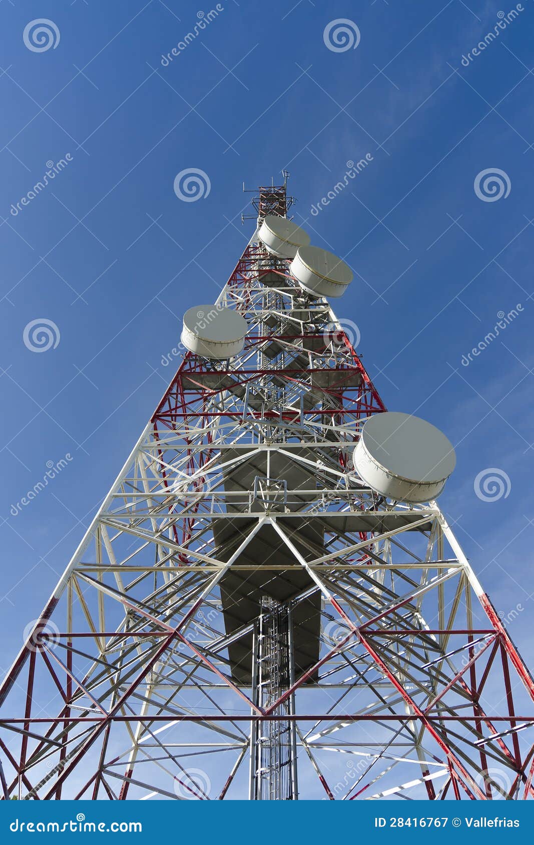 Tower stock image. Image of parabolic, telecom, communication - 28416767