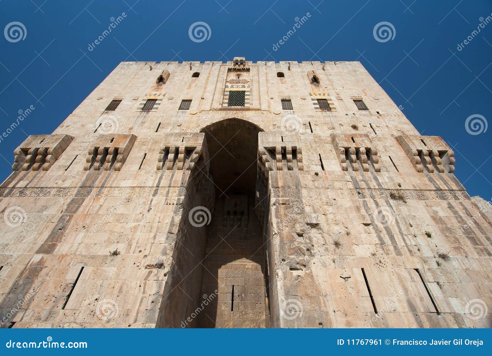 Tower of Alepo stock image. Image of sunny, structure - 11767961