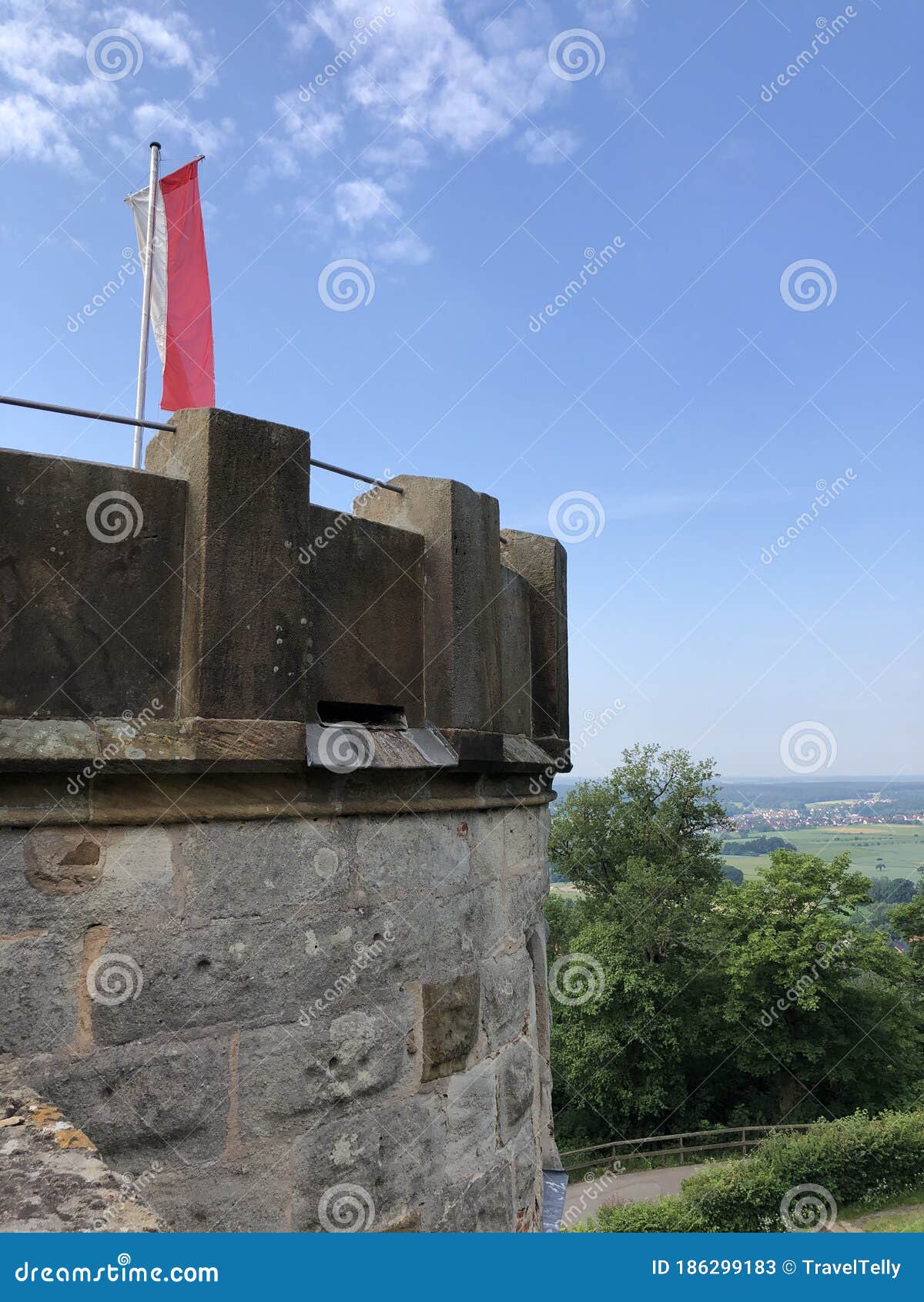 Tower of the Altenburg Castle Stock Image - Image of tree, bamberg ...