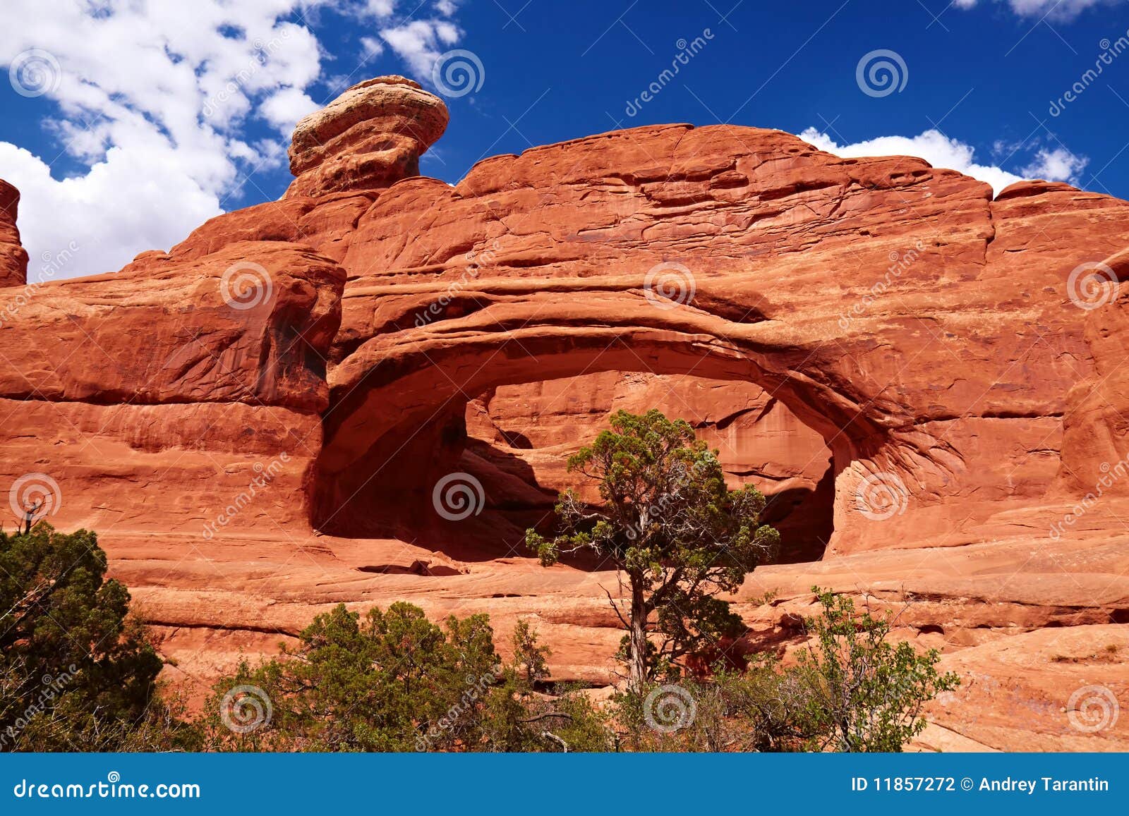 Tower Arch stock photo. Image of orange, mountains, nature - 11857272