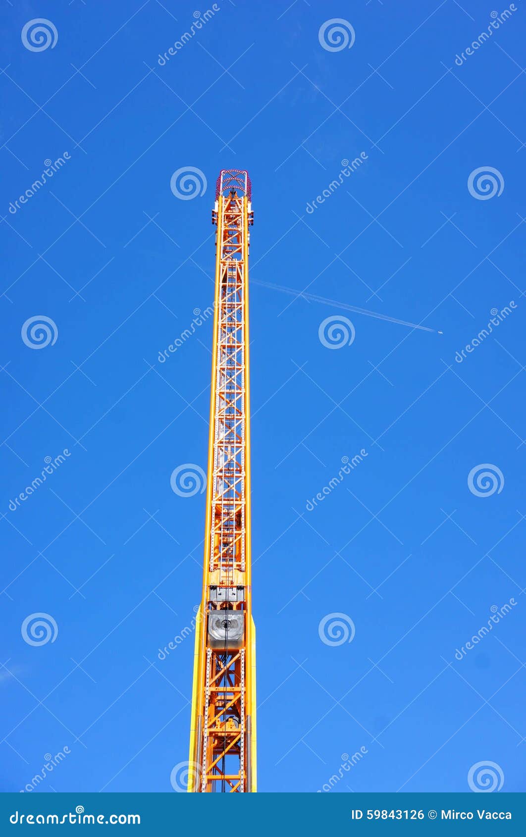 Tower attraction stock photo. Image of fair, blue, architecture - 59843126