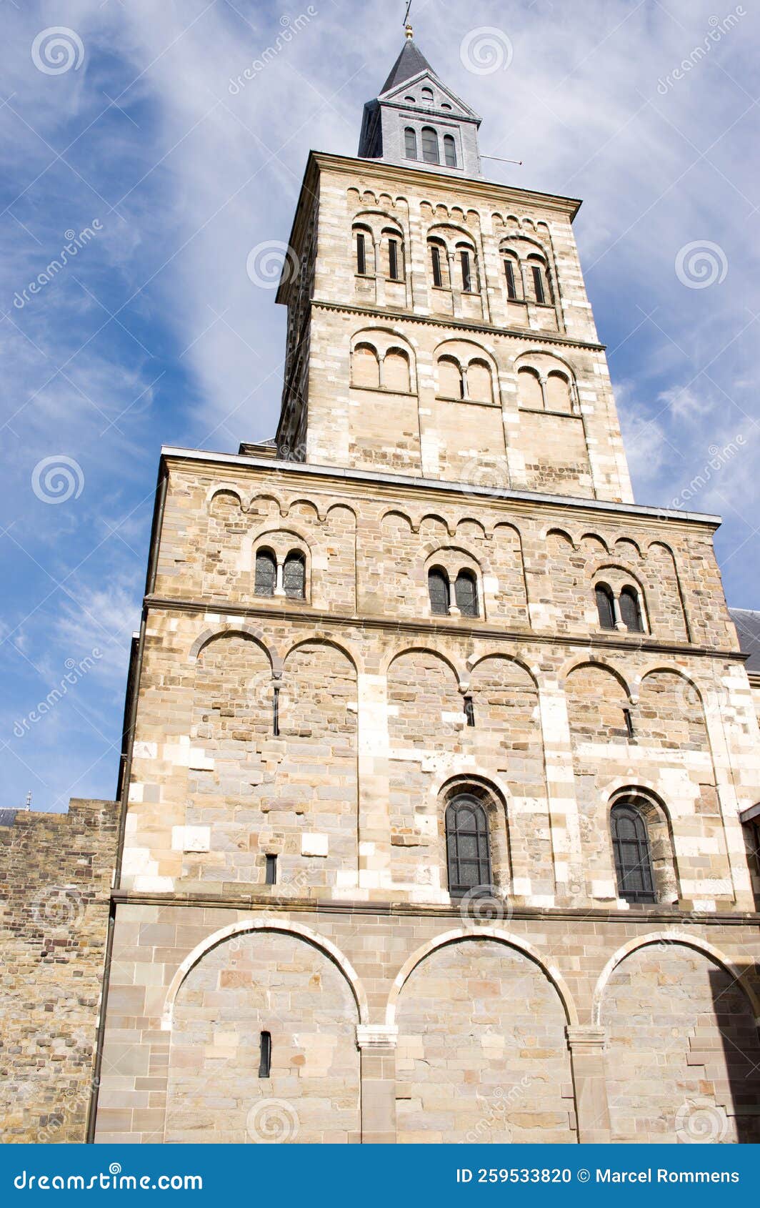 Tower of the Basilica of Saint Servatius Stock Photo - Image of ... Tower of the Basilica of Saint Servatius Stock Photo - Image of ...