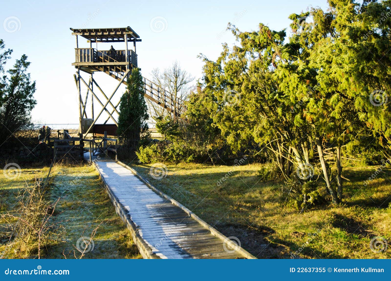 Tower for birdwatching stock image. Image of oland, rollator - 22637355