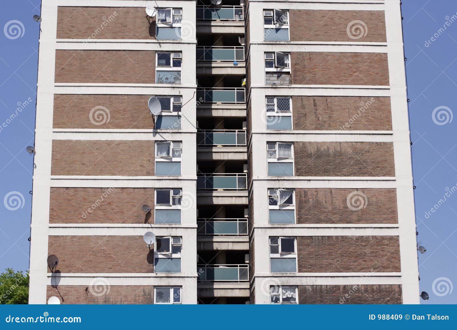Tower block stock image. Image of block, appartments, london - 988409