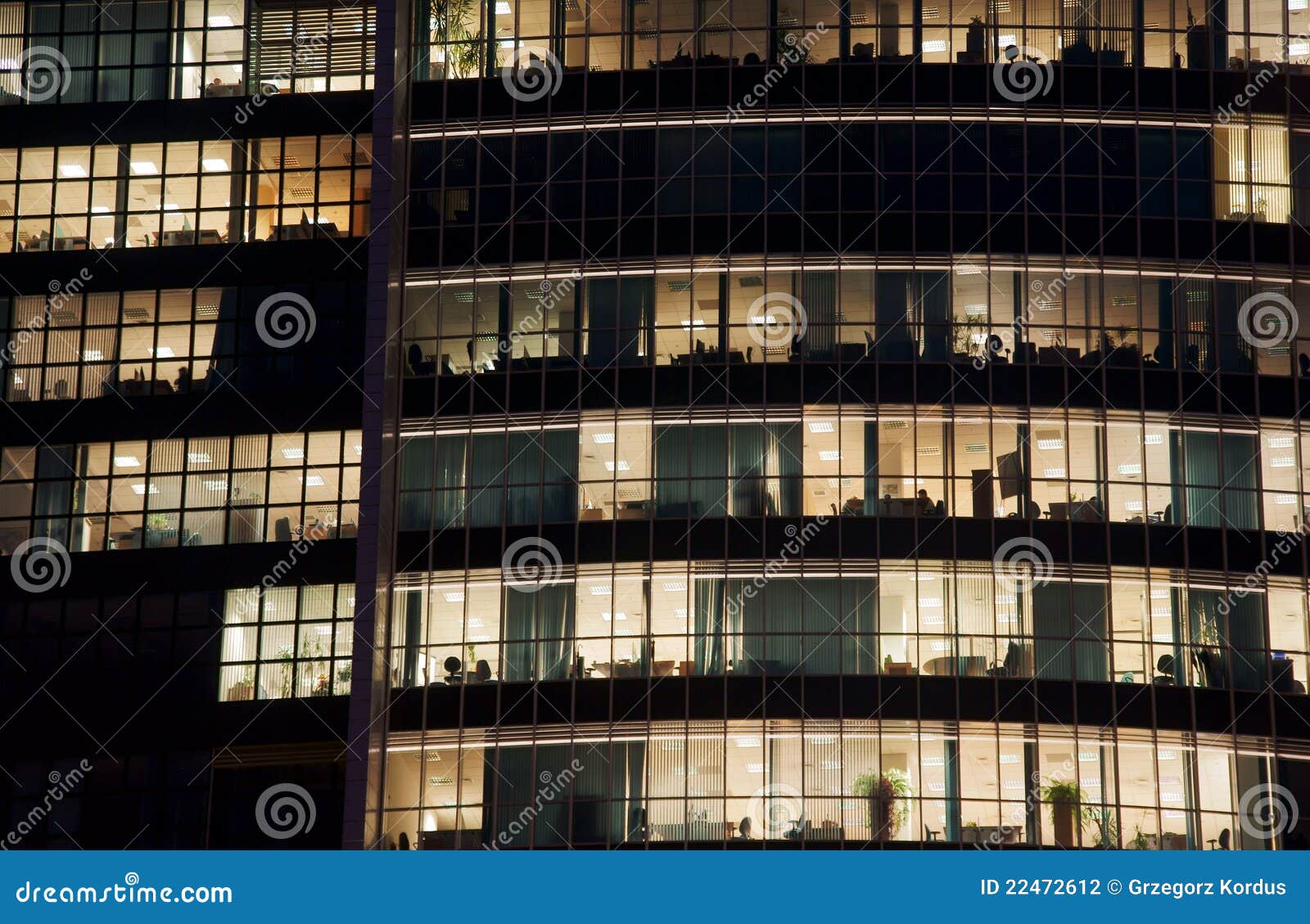 Tower block at night stock photo. Image of window, city - 22472612
