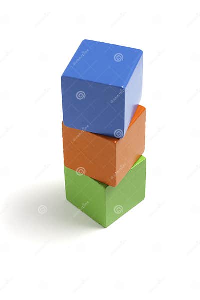 Tower of blocks stock image. Image of wood, build, tower - 12720883