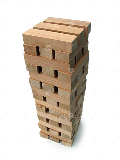 Tower of Blocks stock image. Image of stack, tall, construction - 1927127