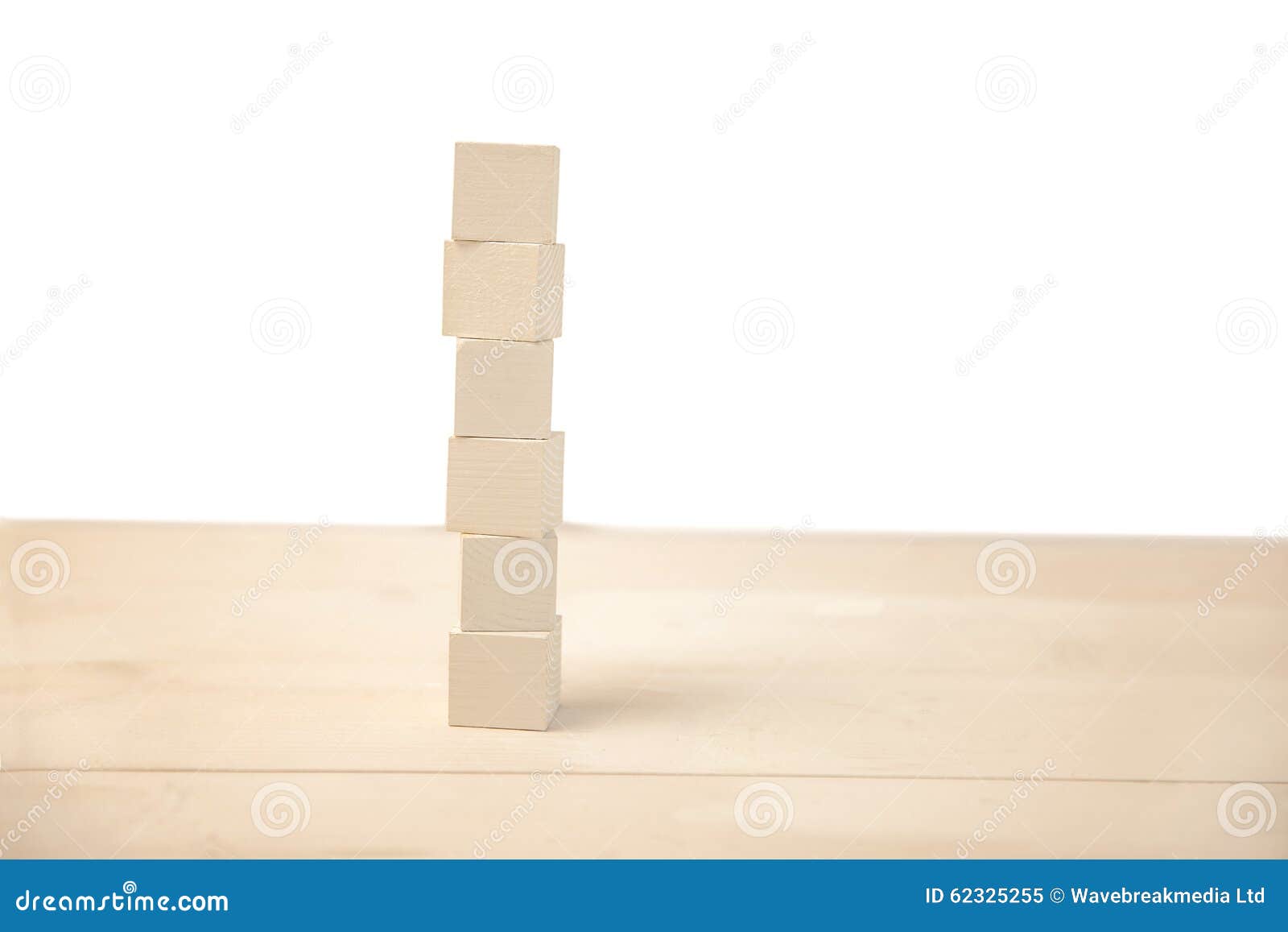 Tower of blocks on table stock image. Image of stack - 62325255