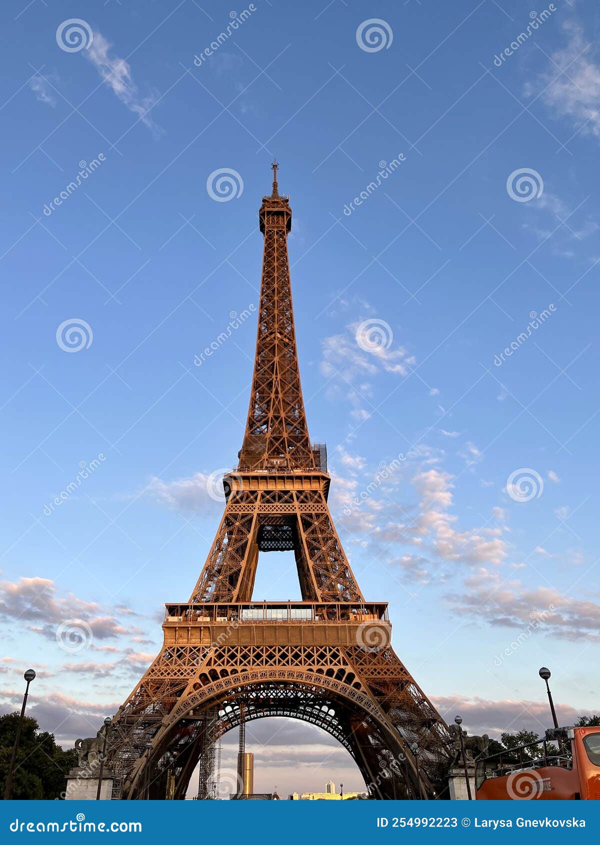 Tower in the Blue Sky Background Editorial Stock Photo - Image of ...