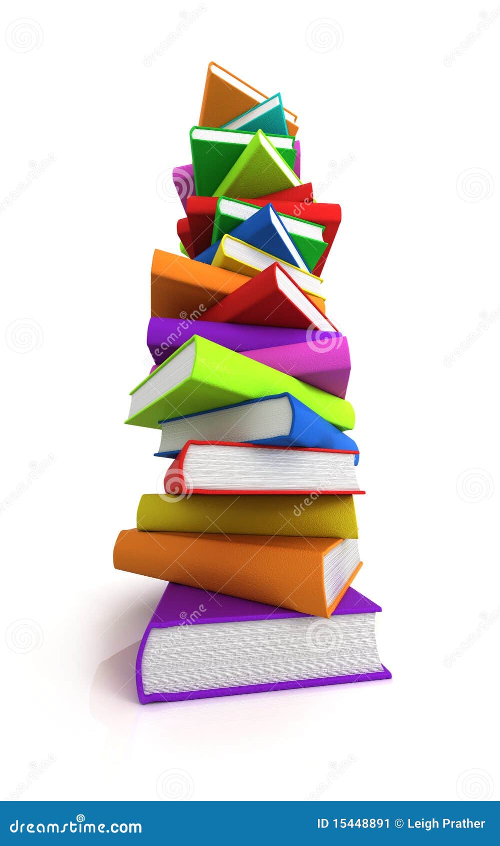 Tower Of Books Stock Image - Image: 15448891