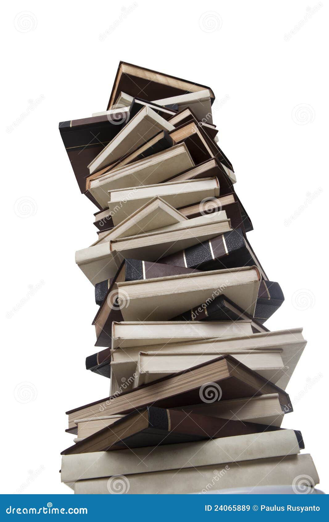 Tower of books stock image. Image of knowledge, education - 24065889