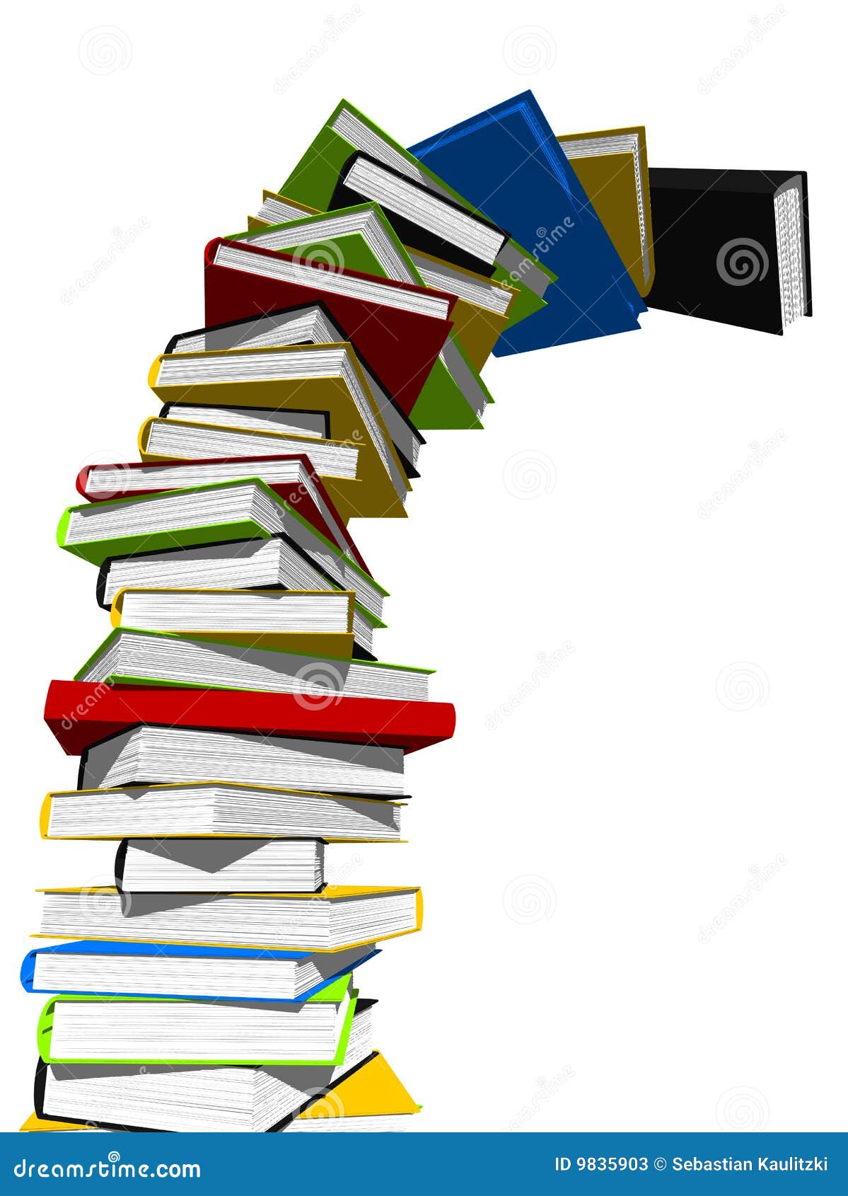 Tower Of Books Stock Photos - Image: 9835903