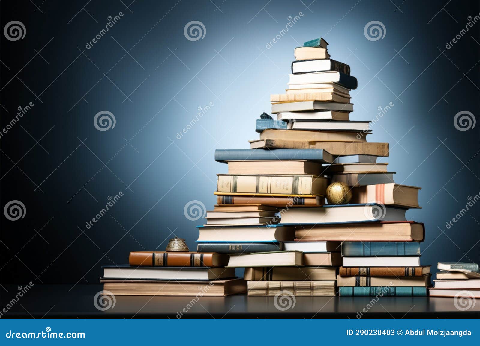 A Tower of Books Evoking the Essence of Education and Learning Stock ...