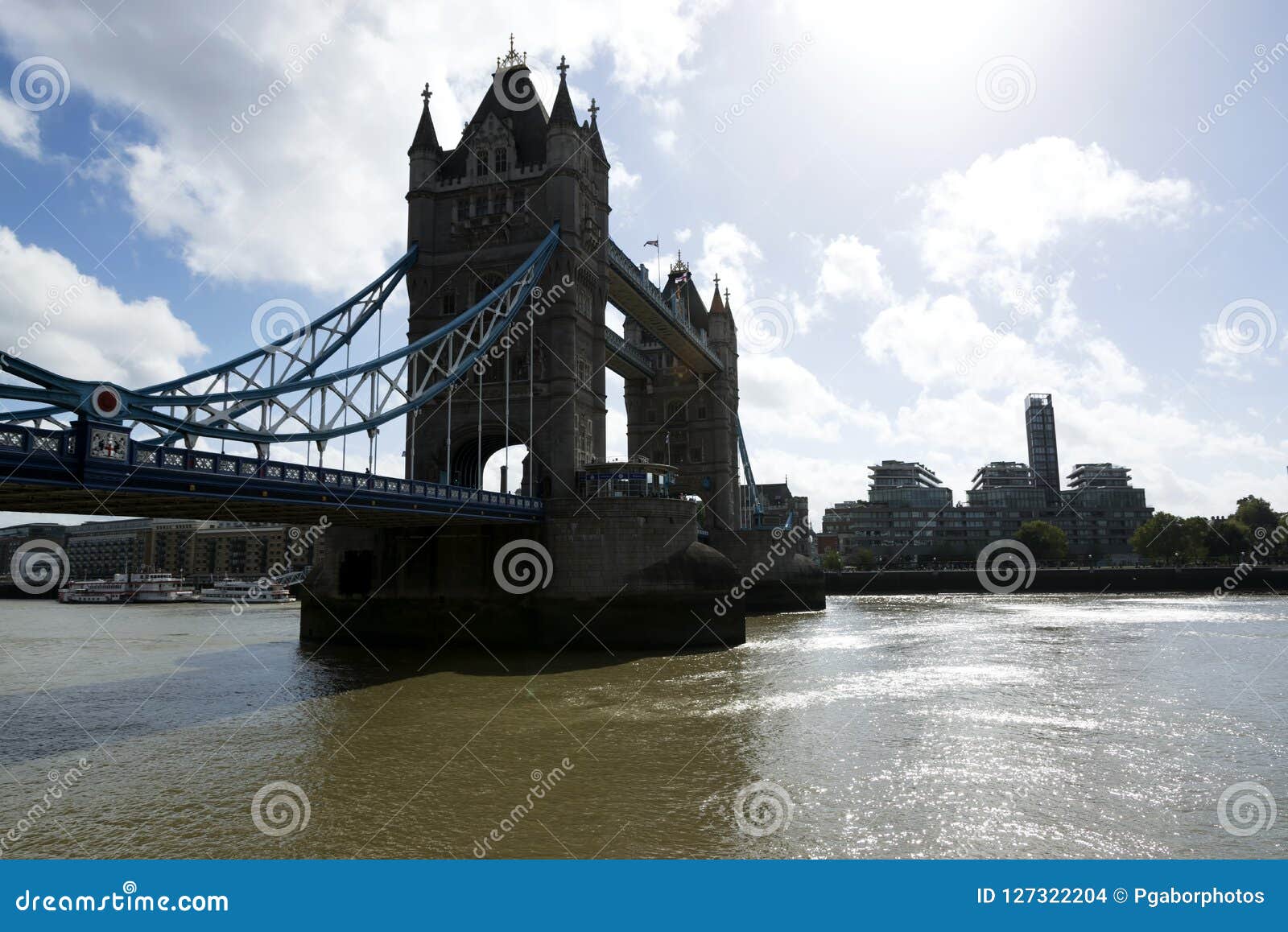 Tower Bridge Across River Thames in London City in 19. September 2018 ... Tower Bridge Across River Thames in London City in 19. September 2018 ...