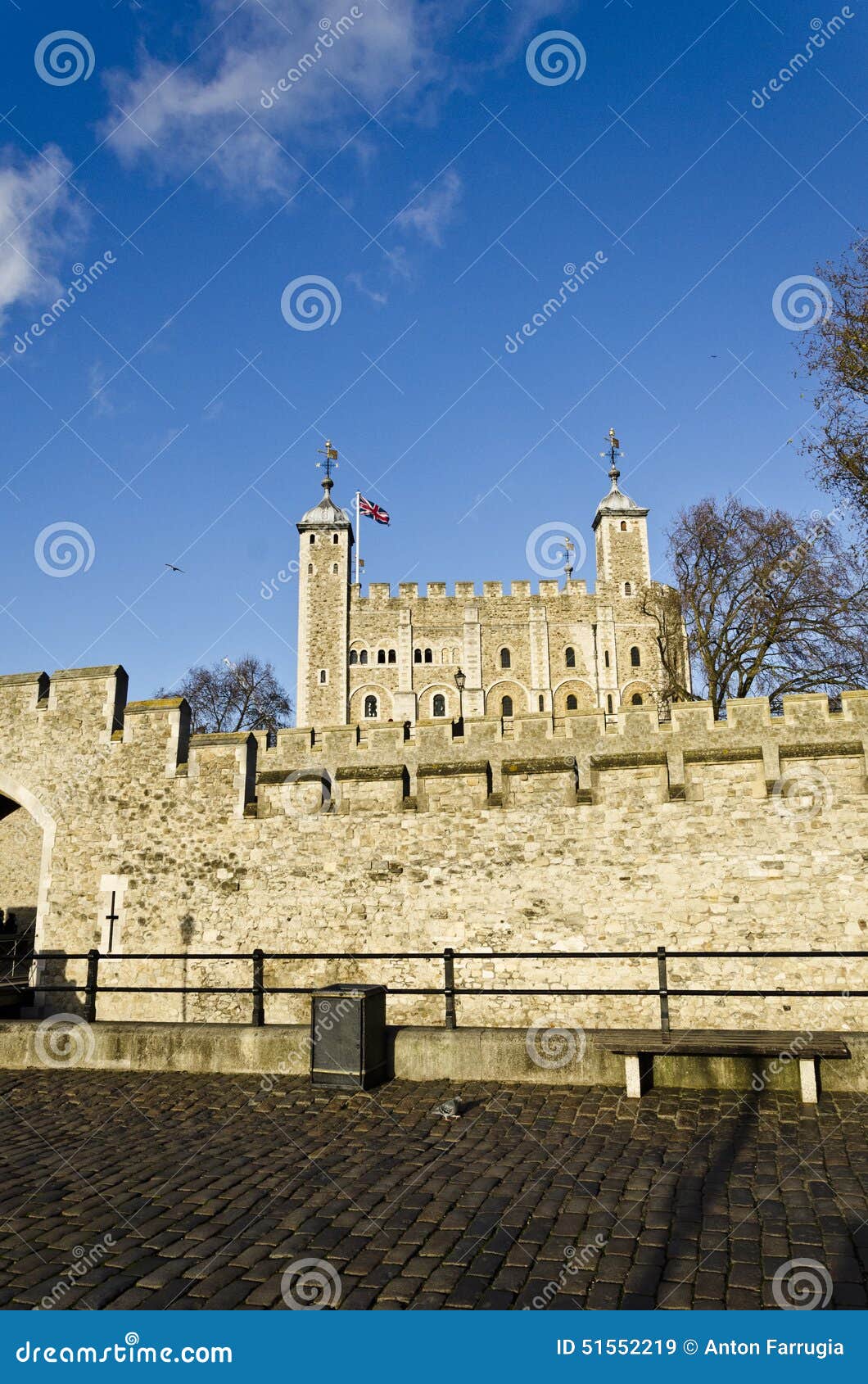 Tower Bridge Castle, London Stock Image - Image of fortification, town ...