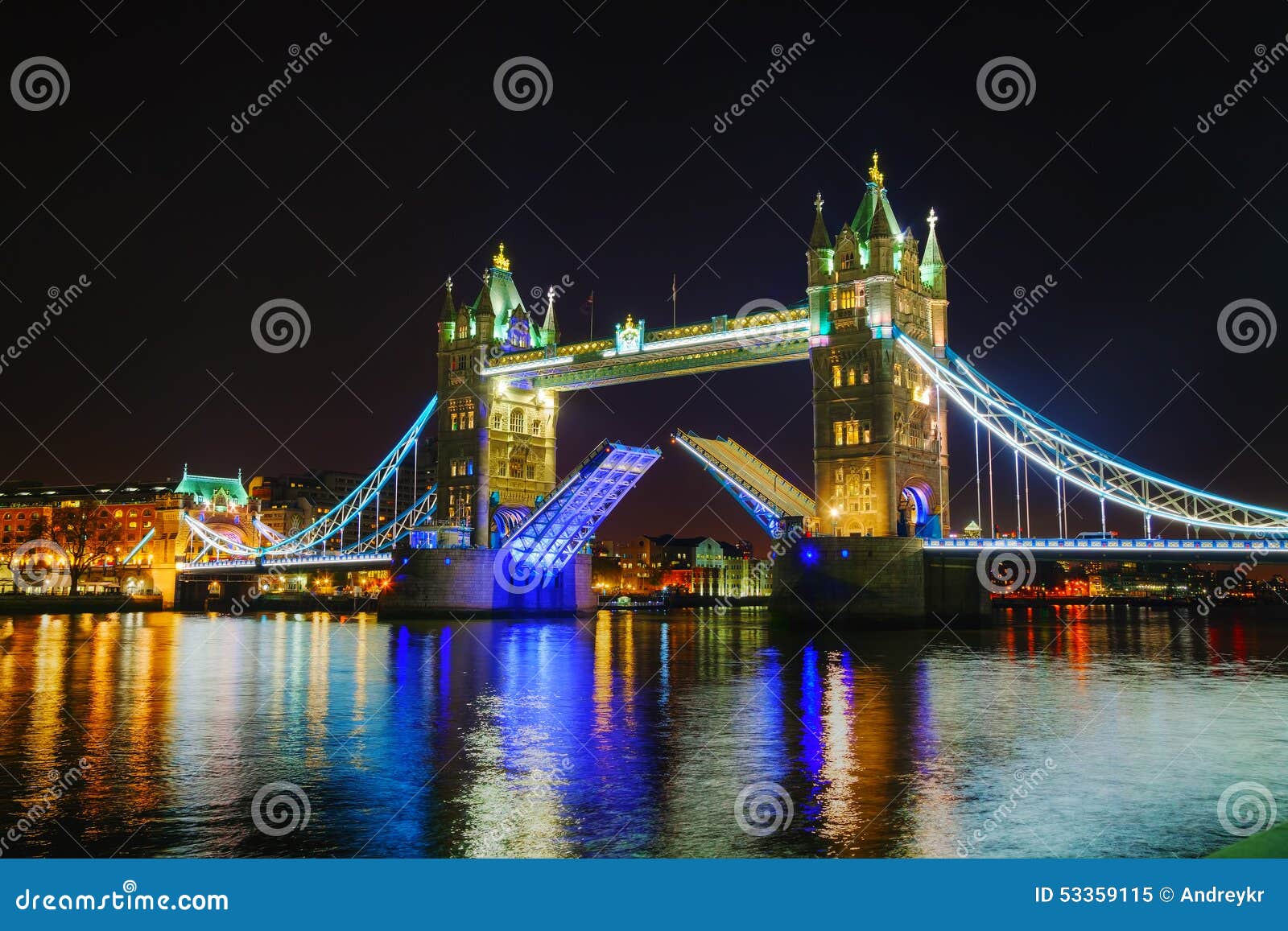 Tower Bridge in London, Great Britain Stock Image - Image of water ...