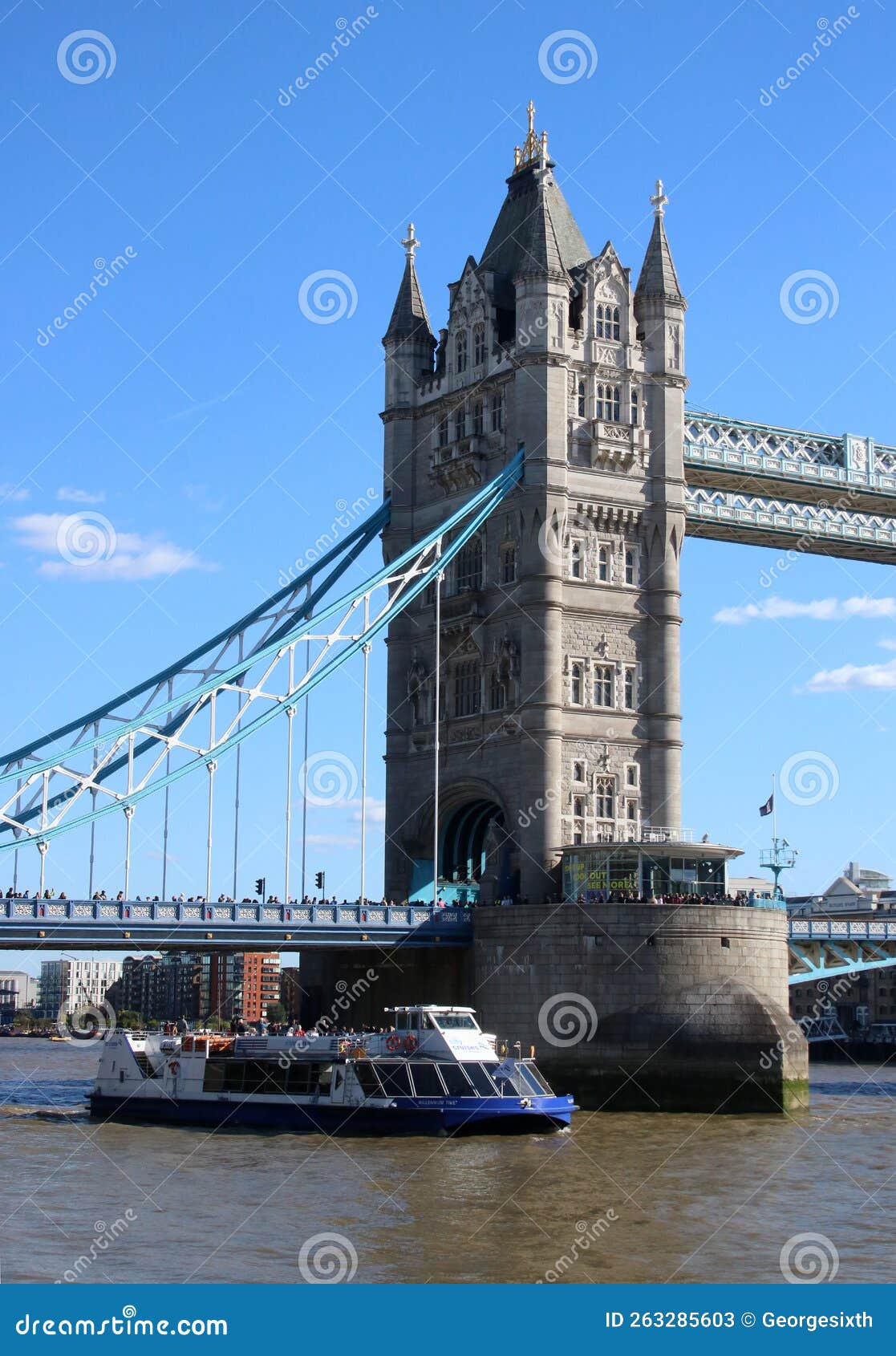 Tower Bridge Over River Thames, London Editorial Stock Photo - Image of ...