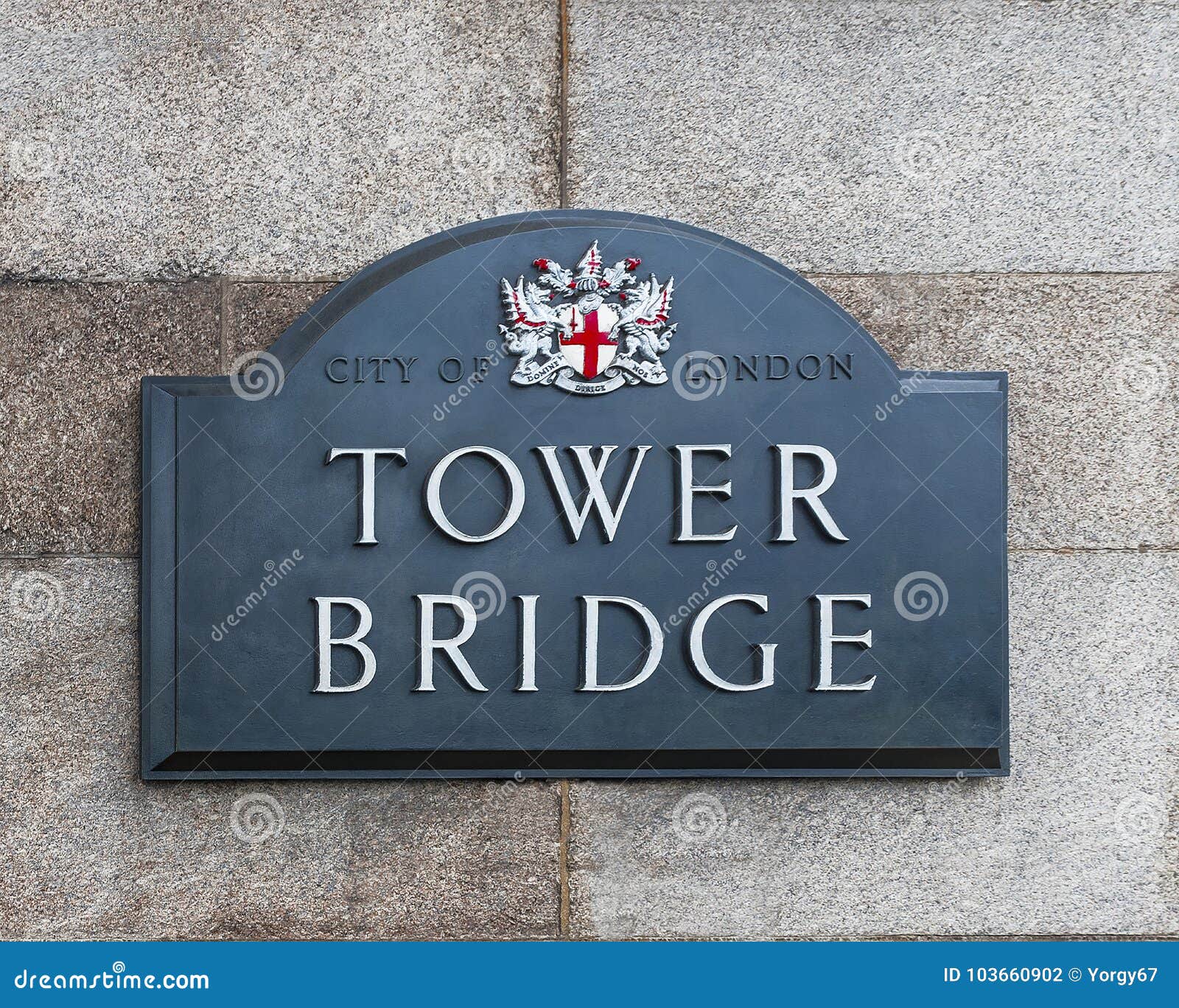 Tower Bridge signboard editorial photography. Image of signboard ...