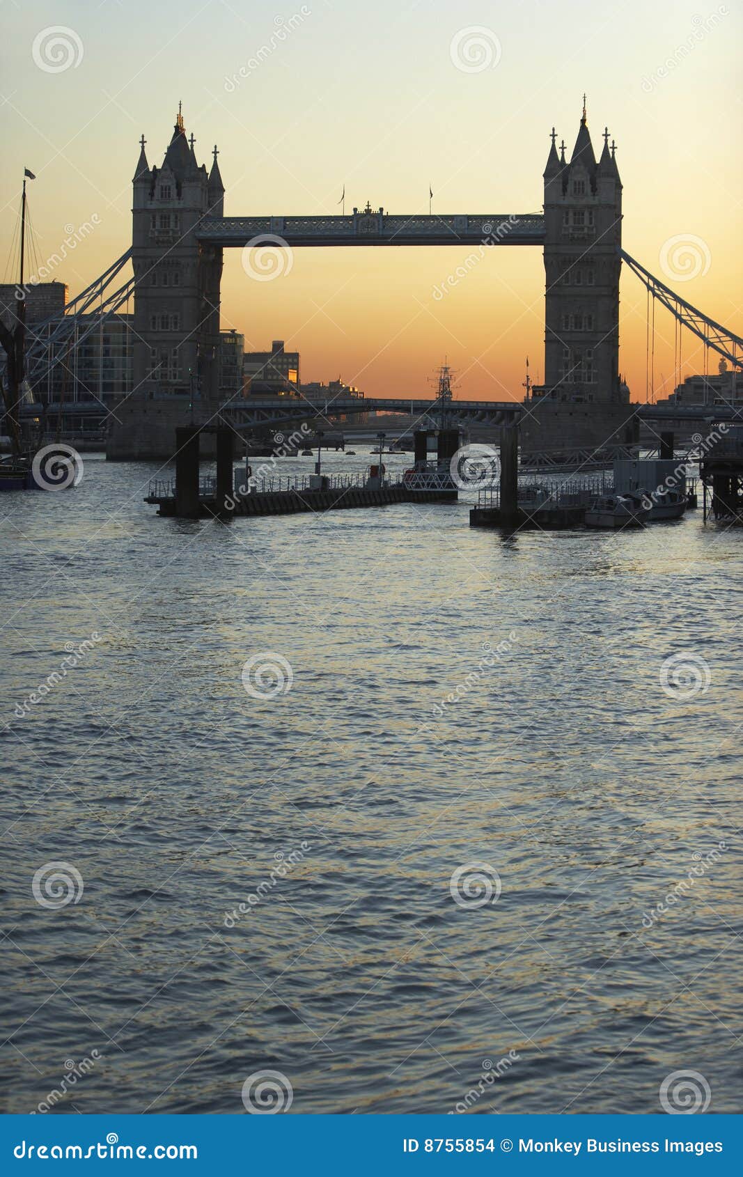 Tower Bridge at Sunset, London, England Stock Photo - Image of building ...