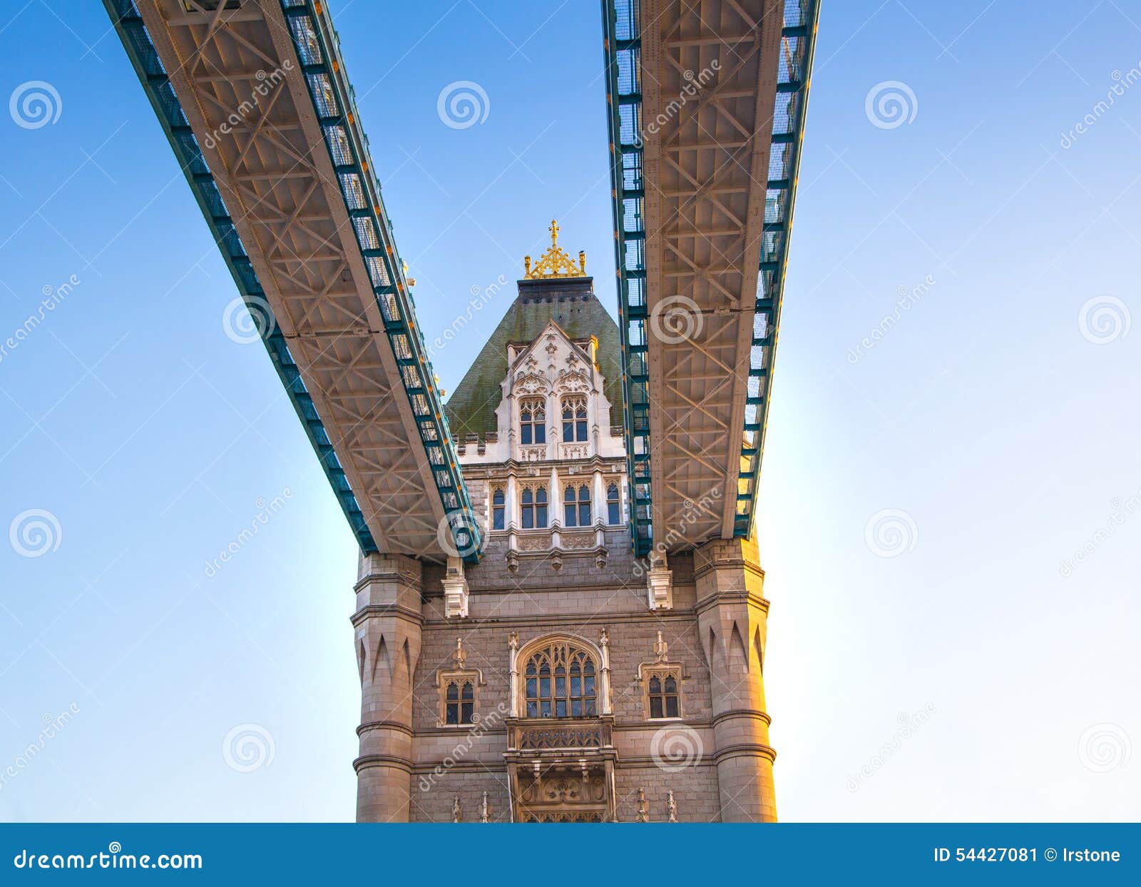Tower bridge at sunset. editorial photo. Image of reflection - 54427081