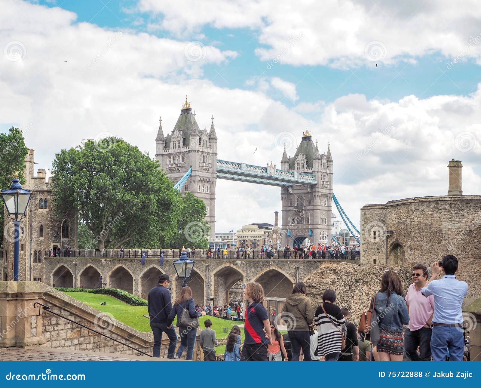 Tower Bridge View from the Tower of London Editorial Stock Photo ...