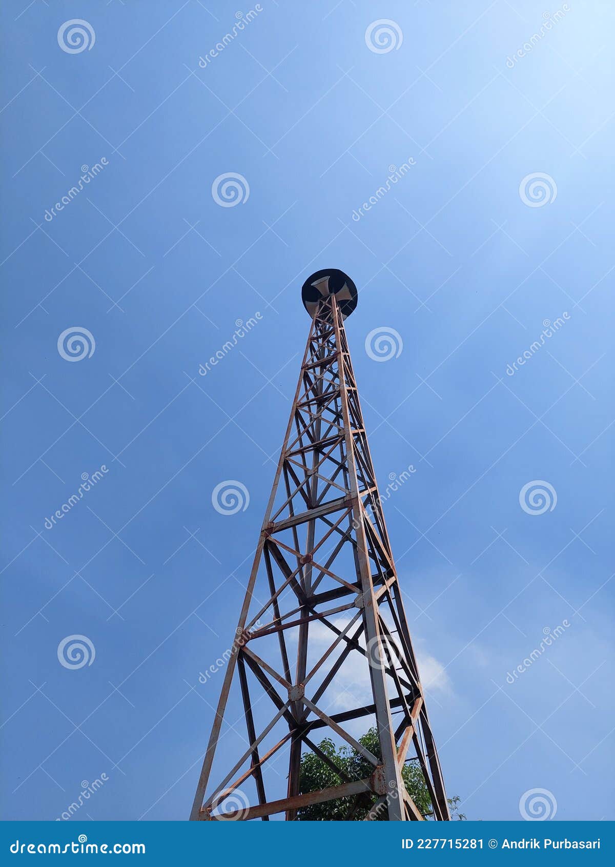 Tower Bts Towering with Blue Sky Background Stock Image - Image of ...
