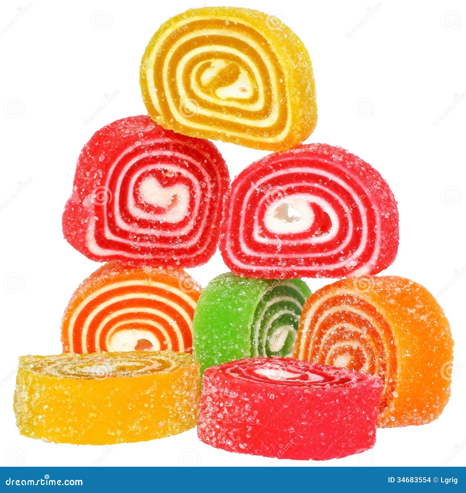 Tower of candy stock photo. Image of pile, sweets, multicolored - 34683554