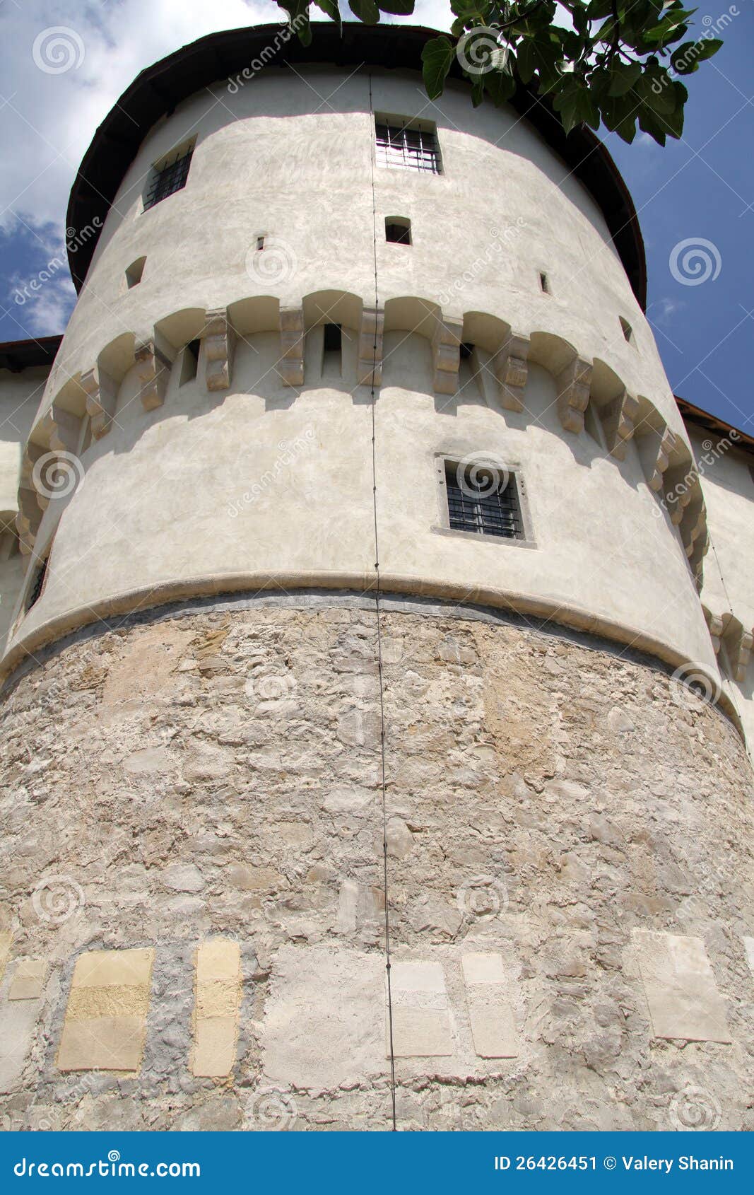 Tower of castle stock image. Image of strength, large - 26426451