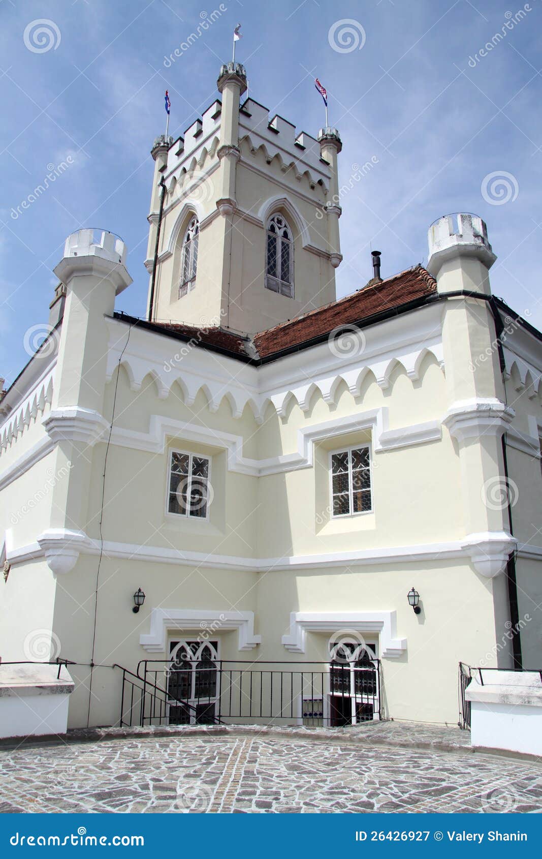 Tower of castle stock image. Image of traditional, architecture - 26426927