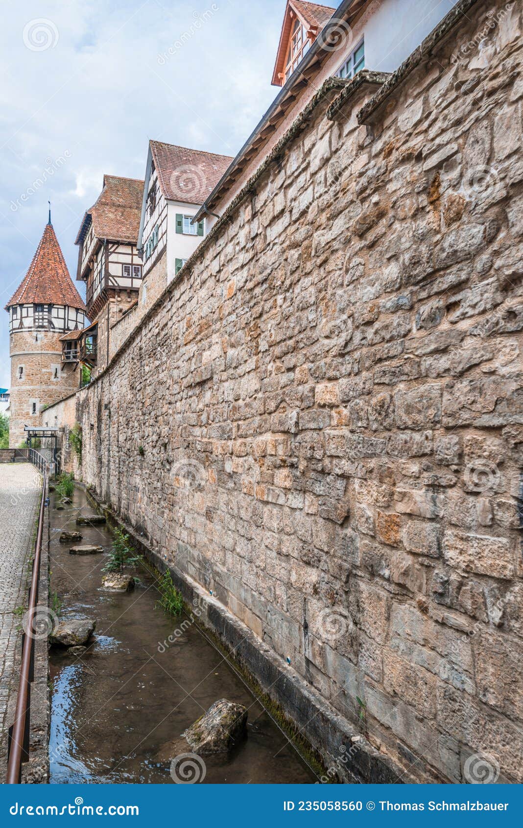 Tower of Castle Zollernschloss in Balingen, Germany Stock Photo - Image ...