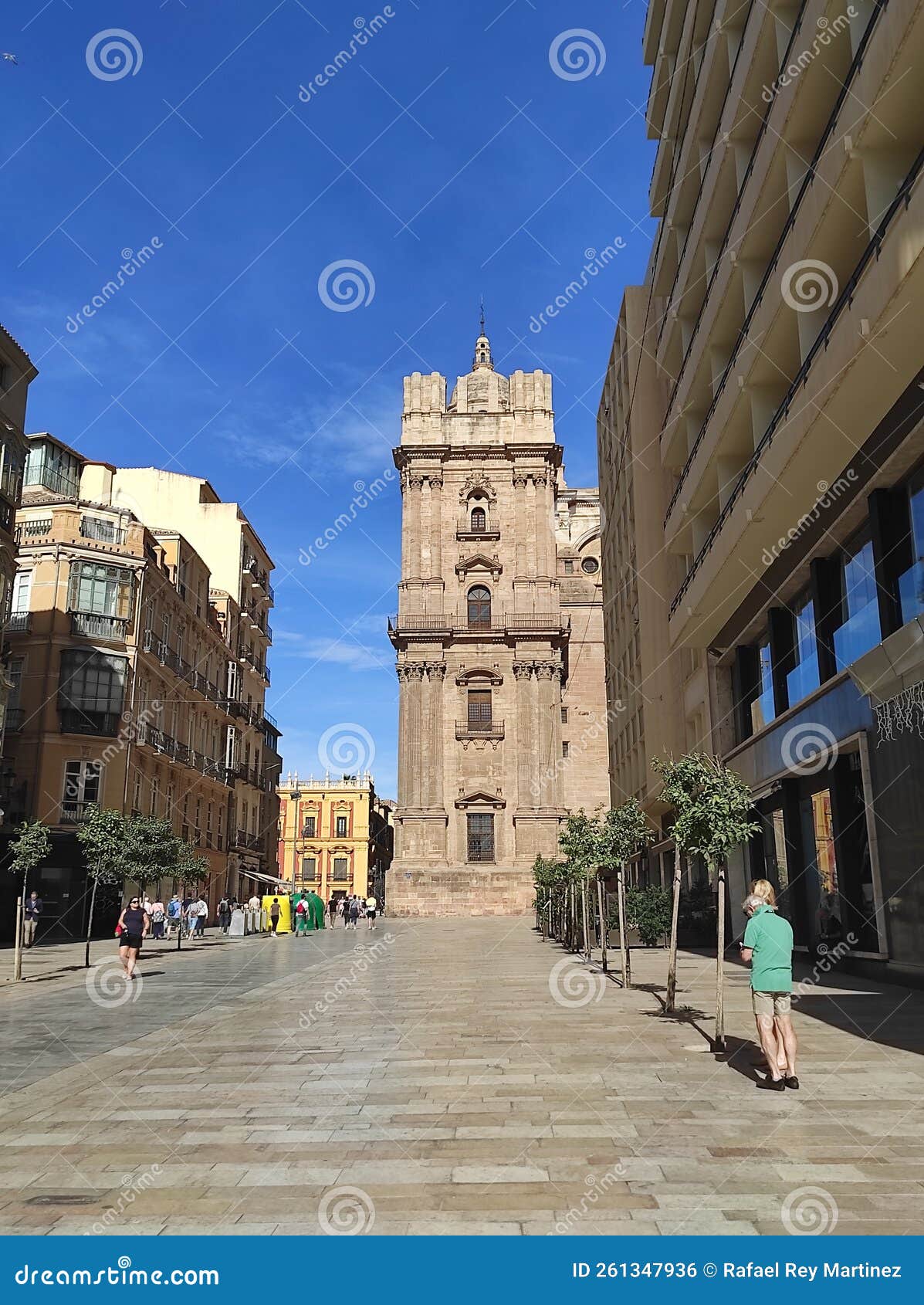 Unifinished Tower Malaga Cathedral Editorial Photo - Image of buildings ...