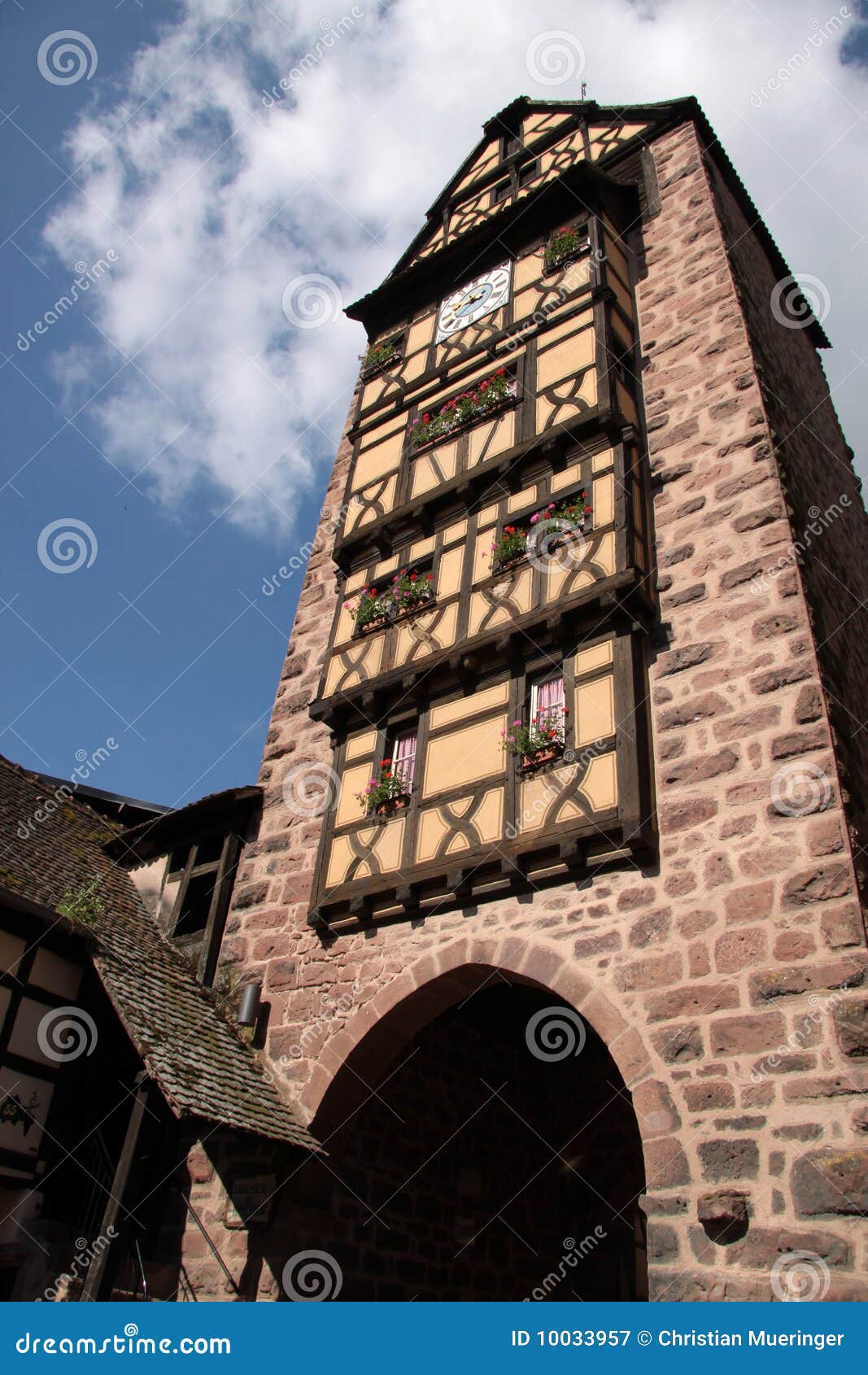 Tower of city wall stock image. Image of gazebo, frame - 10033957