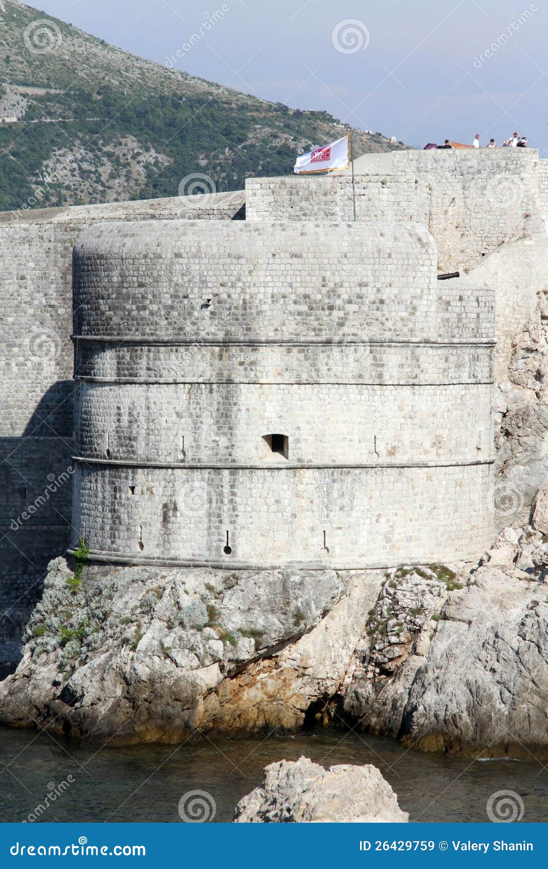 Tower of city wall stock image. Image of exterior, ancient - 26429759