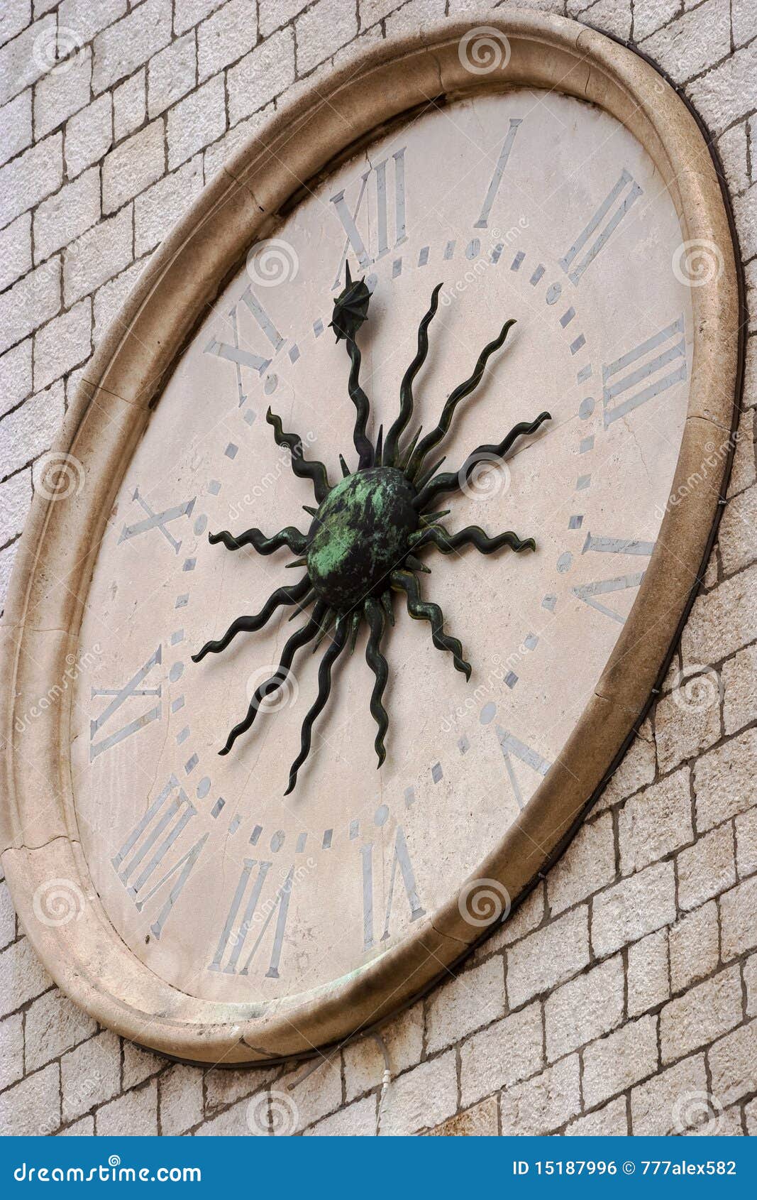 Tower Clock on Cathedral Bell-tower Stock Photo - Image of stone, tower ...