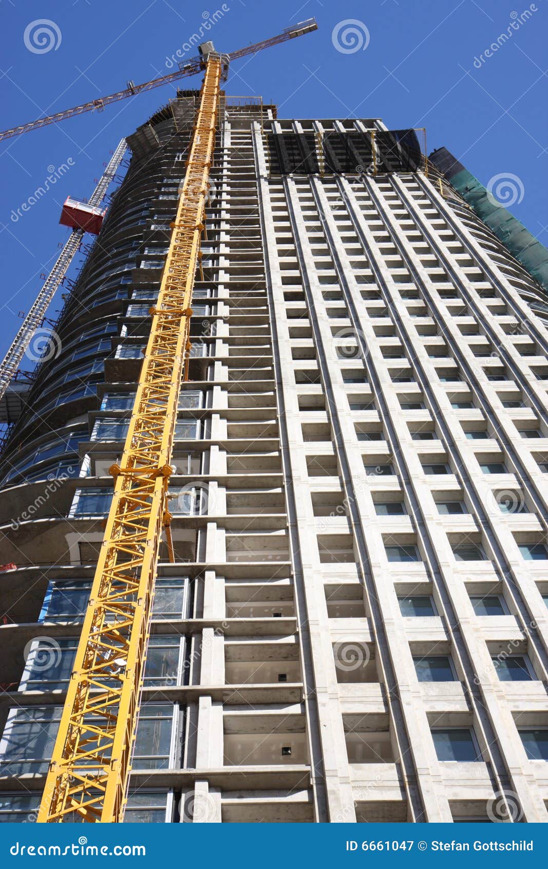Tower construction stock image. Image of skyscraper, rise - 6661047