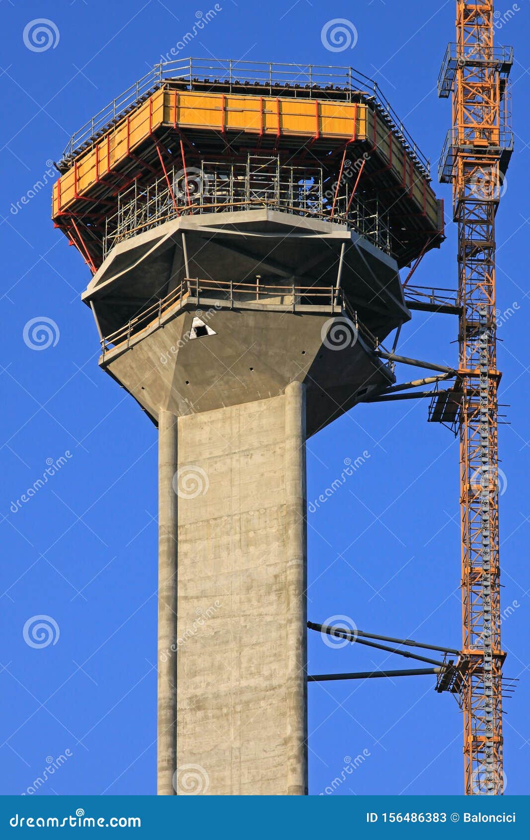 Tower Construction stock image. Image of construction - 156486383