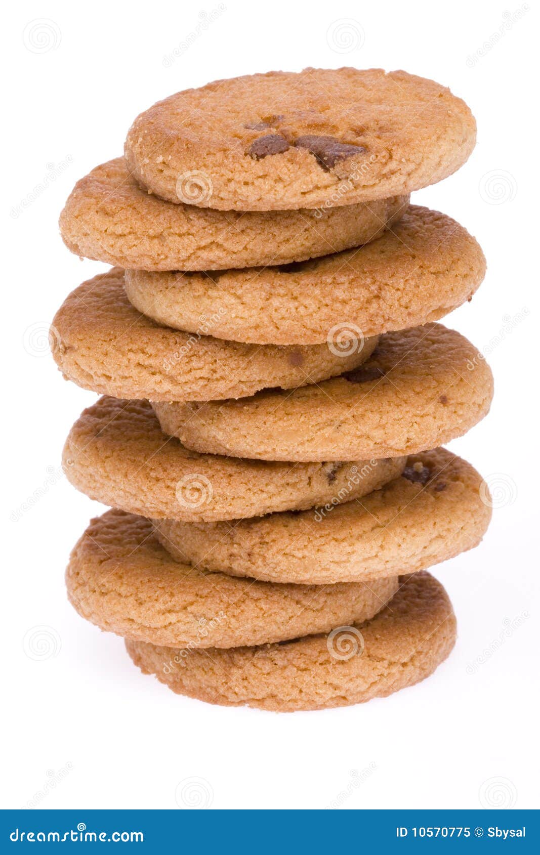 Tower Cookie stock image. Image of snack, cooffee, white - 10570775