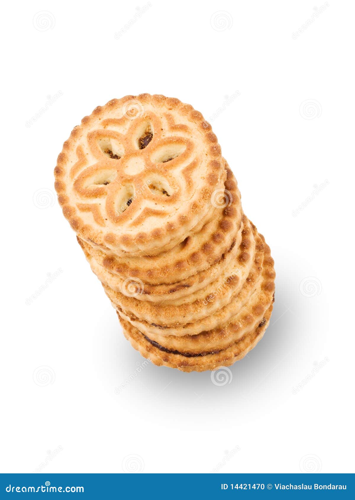 Tower of cookies stock photo. Image of bakery, fatty - 14421470