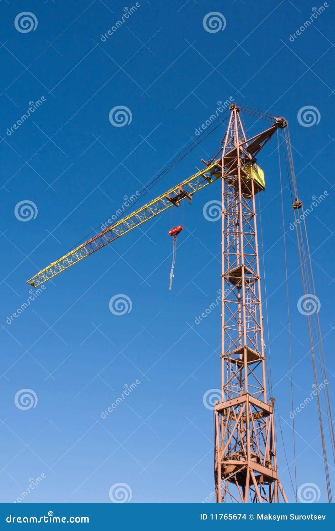 Tower crane stock photo. Image of business, construction - 11765674