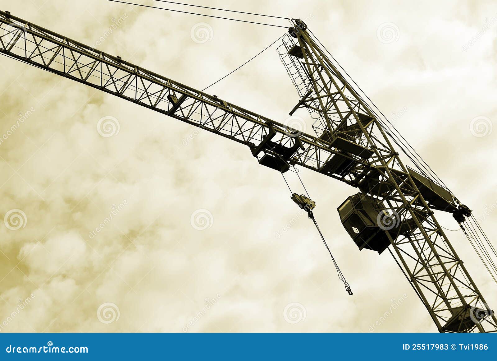 Tower crane stock image. Image of lifting, towering, industry - 25517983