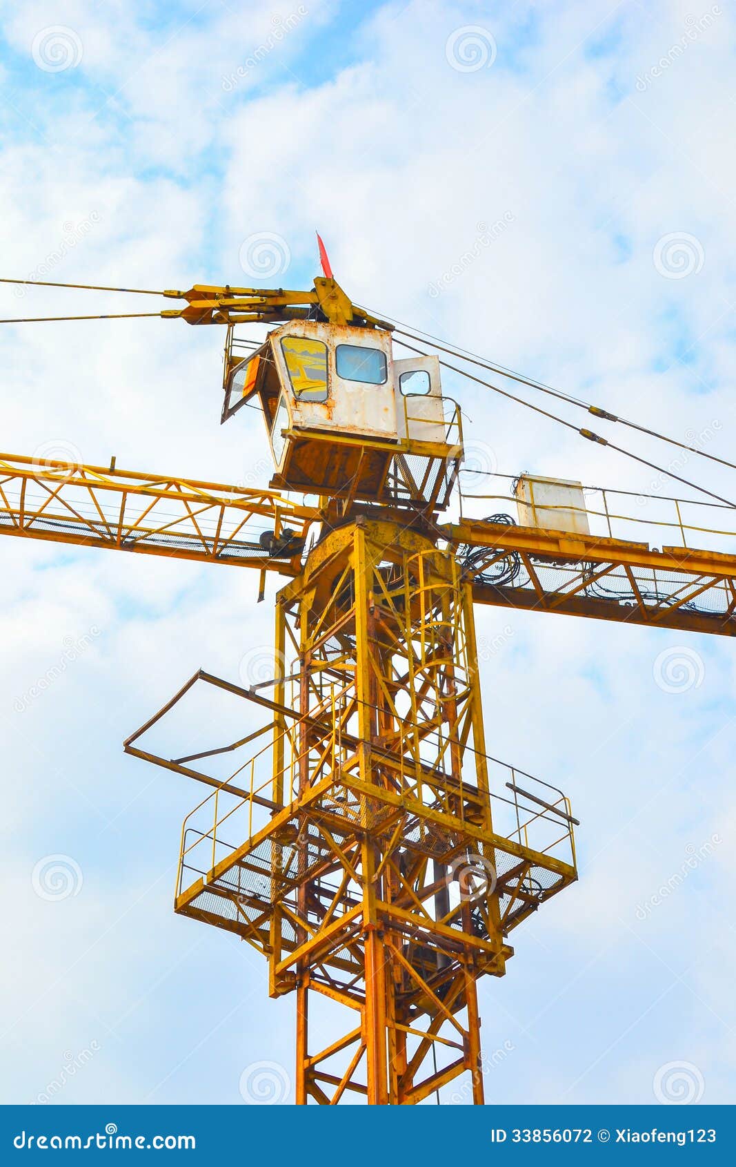 Tower crane stock photo. Image of lifting, background - 33856072