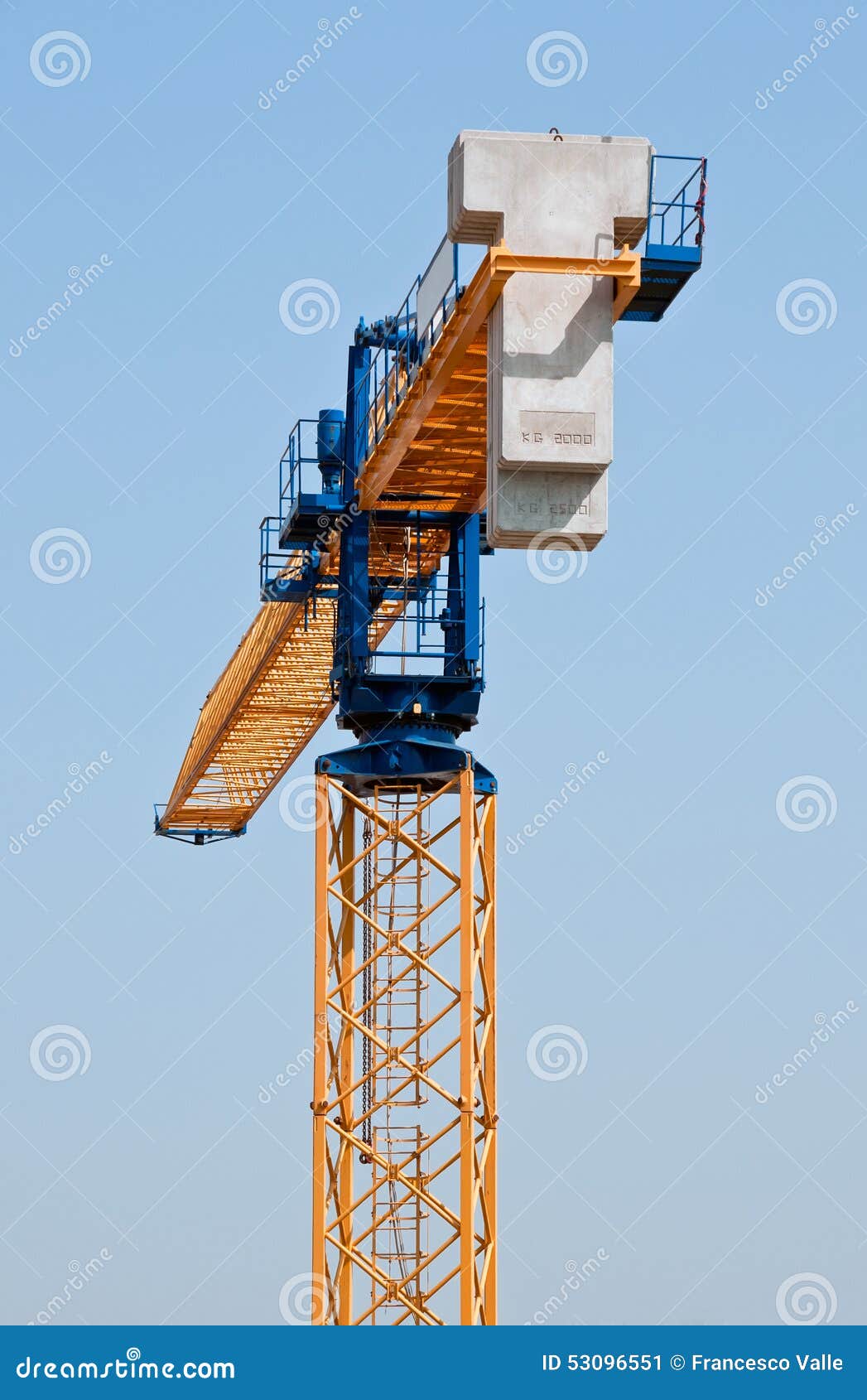 Tower crane stock image. Image of skyscraper, crane, equipment - 53096551
