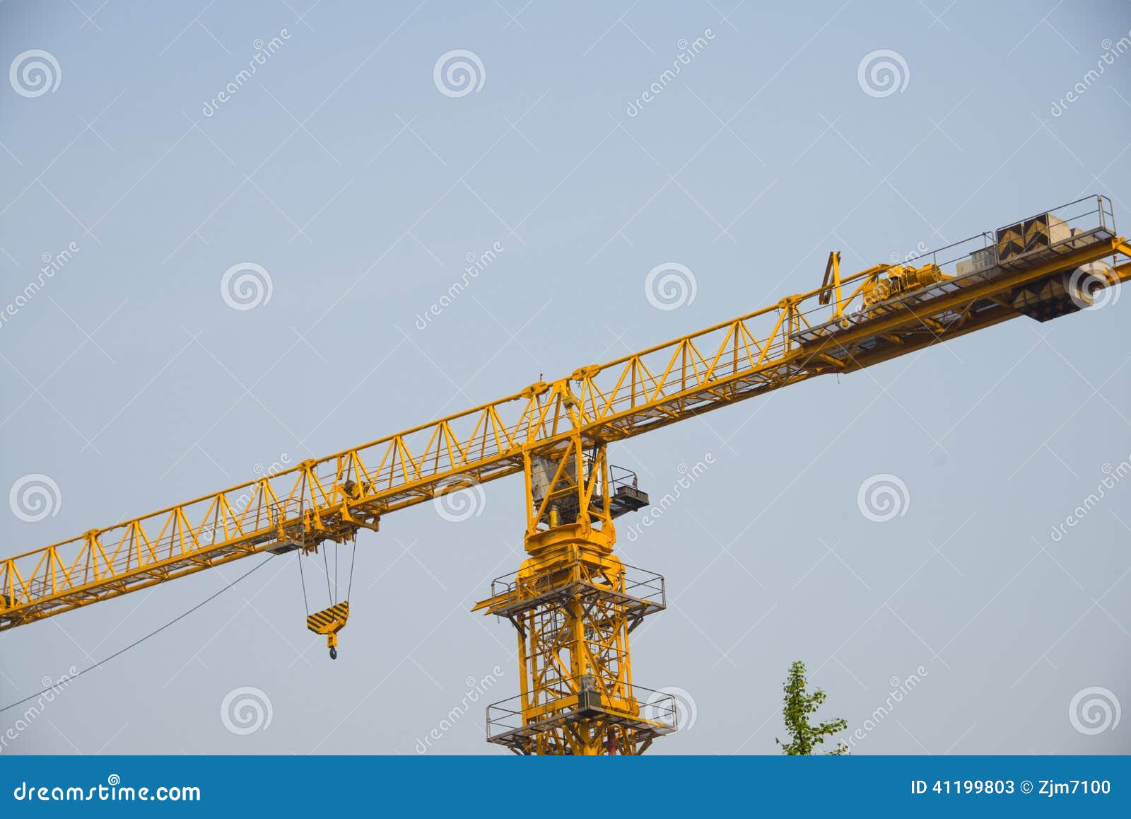 Tower crane stock image. Image of turret, lifting, estate - 41199803