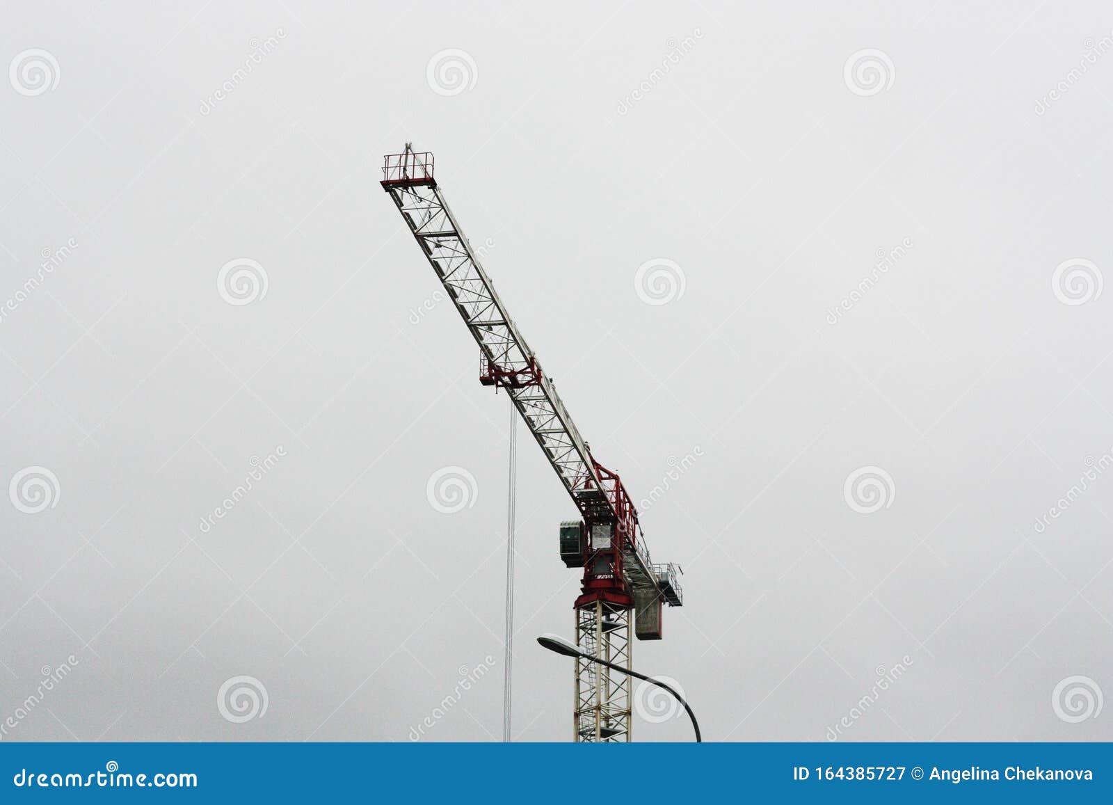 Tower Crane View of the Sky in the City Stock Image - Image of tower ...