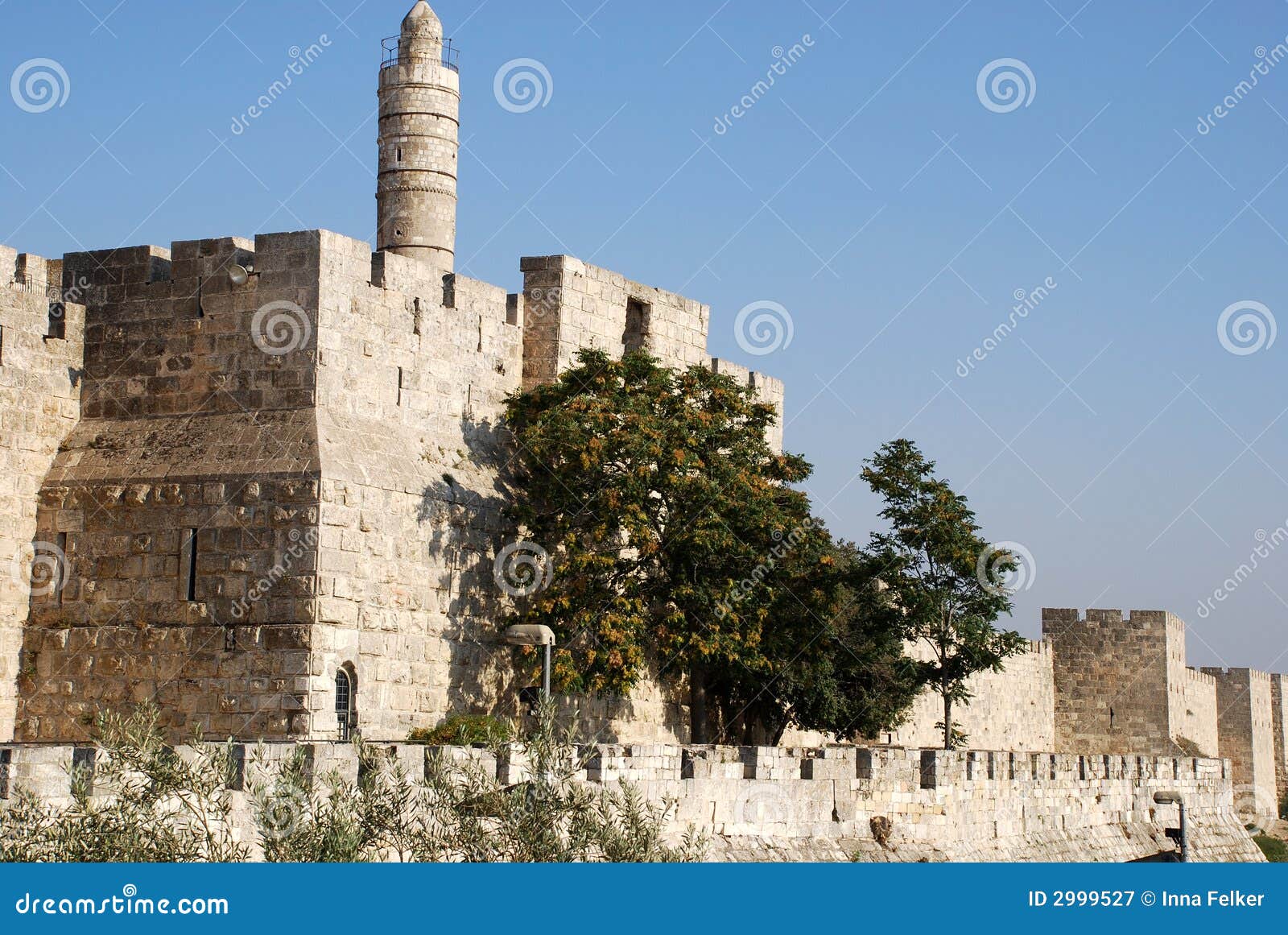 Tower of David (Jerusalem) stock image. Image of archaeological - 2999527