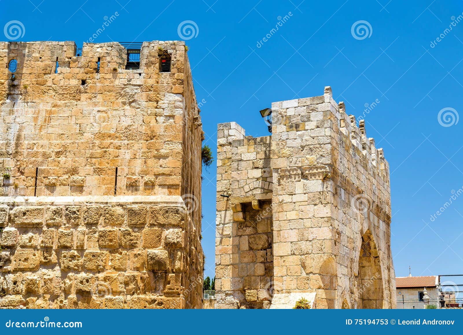 Tower of David in Jerusalem Stock Image - Image of fort, history: 75194753