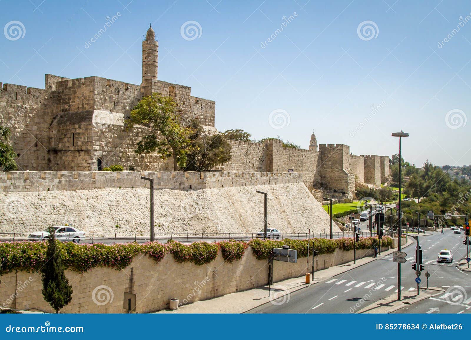 The Tower of David, Jerusalem Citadel, Israel Stock Photo - Image of ...