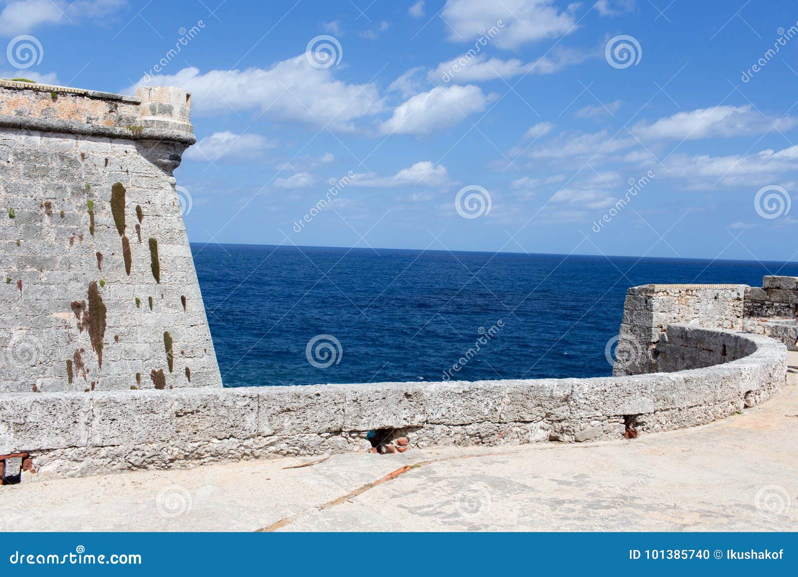 Tower of Defense Fort - Havana. Cuba Stock Photo - Image of historic ...